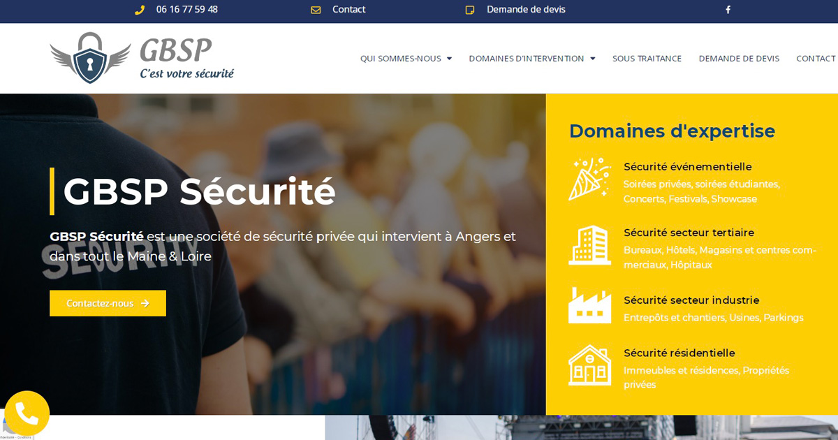 GBSP Sécurité - Agence de sécurité à Angers